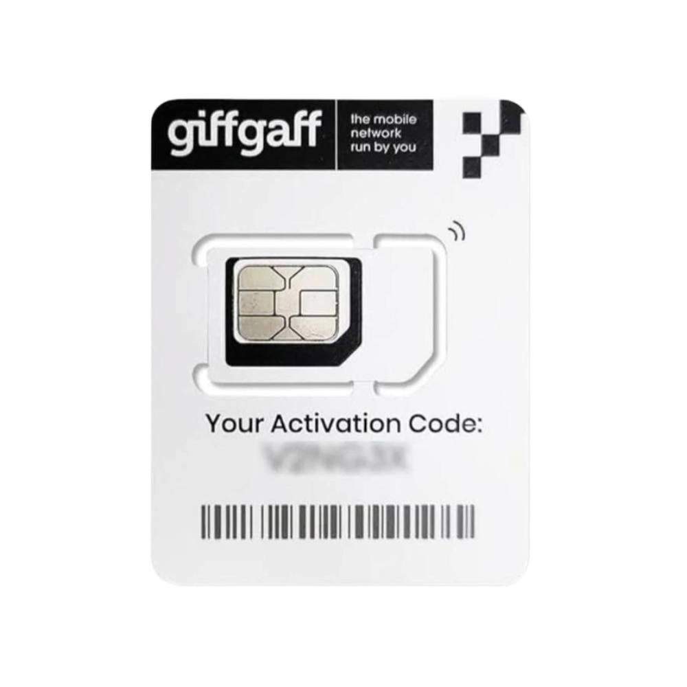 Lifetime GiffGaff UK Sim